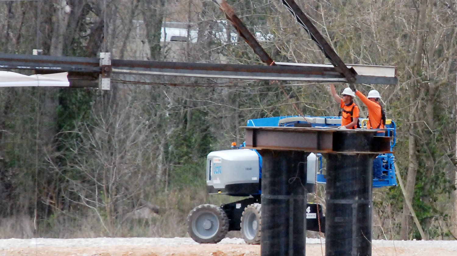 Photo gallery: Riverside Bridge placed across Finley River | Christian ...