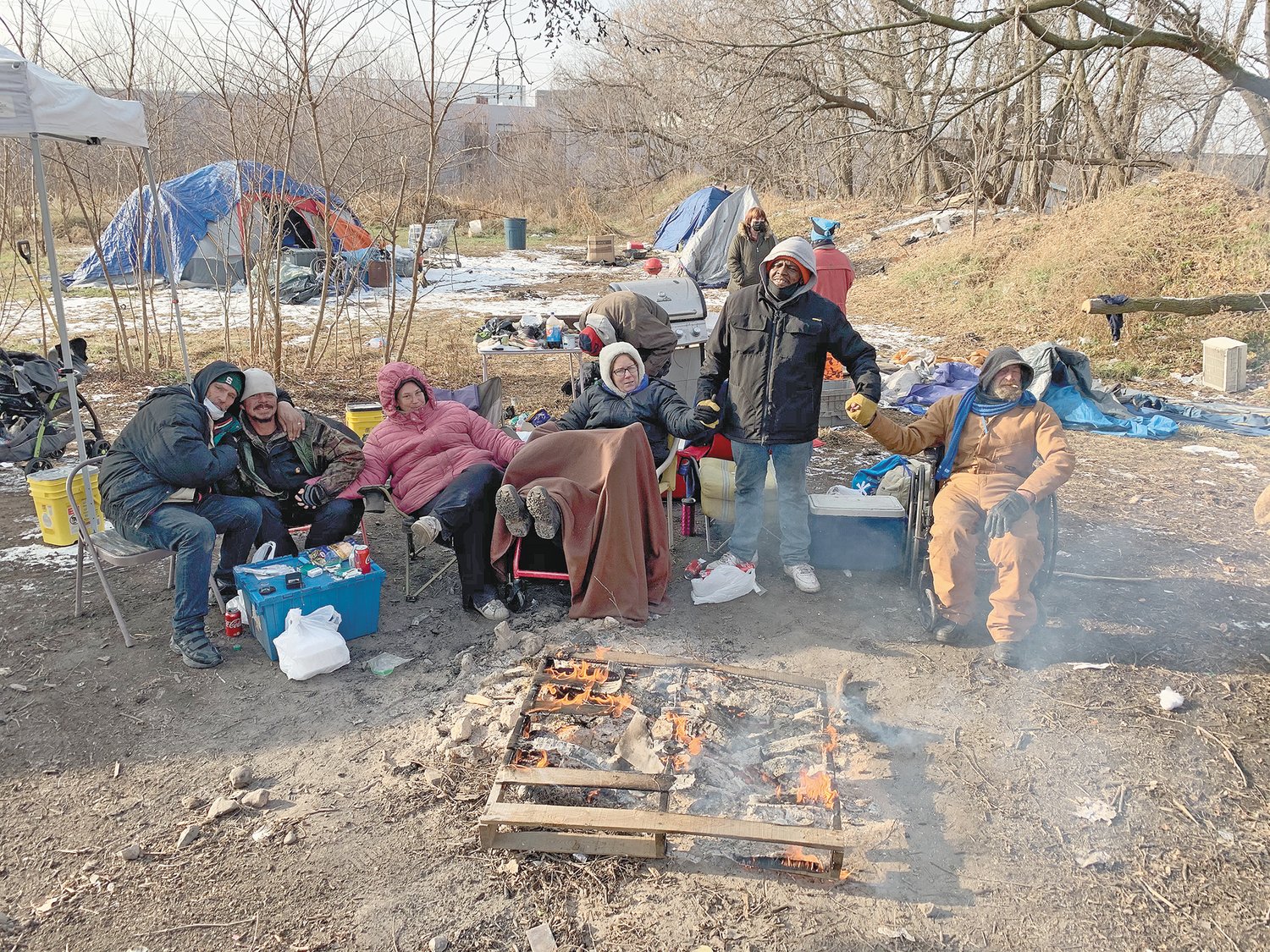 Lansing cracks down on homeless camp during a holiday pandemic | City Pulse