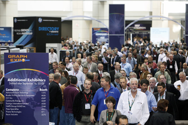Production: Under the News Print Pavilion at GRAPH EXPO | Editor and ...