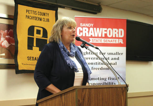 State Rep. Sandy Crawford talks experience, supporters at Pettis County ...